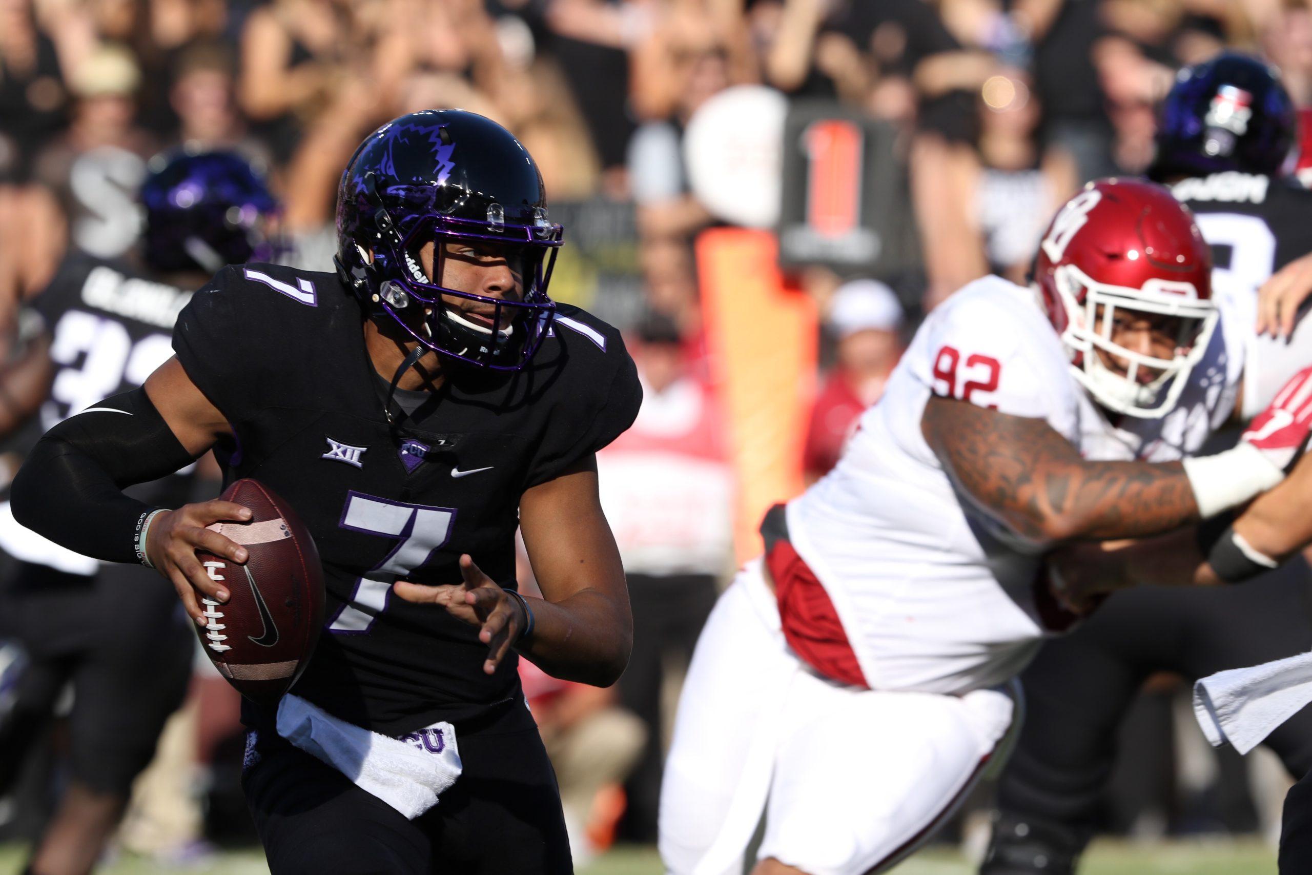 Five things to know about the first half of TCU vs. Oklahoma, 24-35 ...