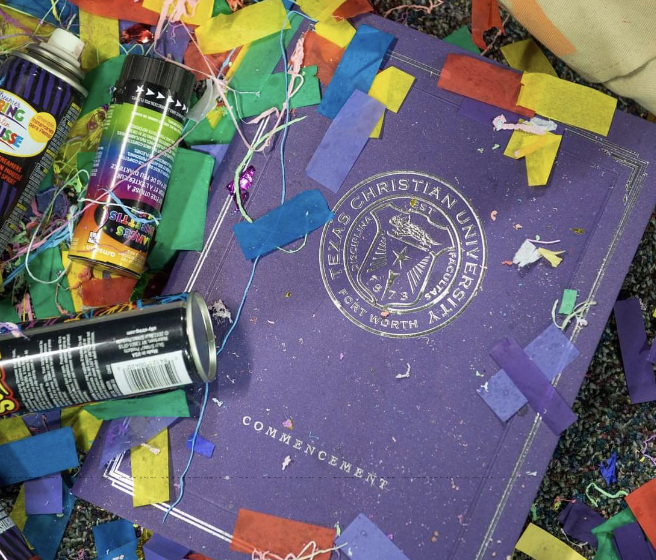 Confetti tradition at graduation symbolizes hard work for TCU nursing ...