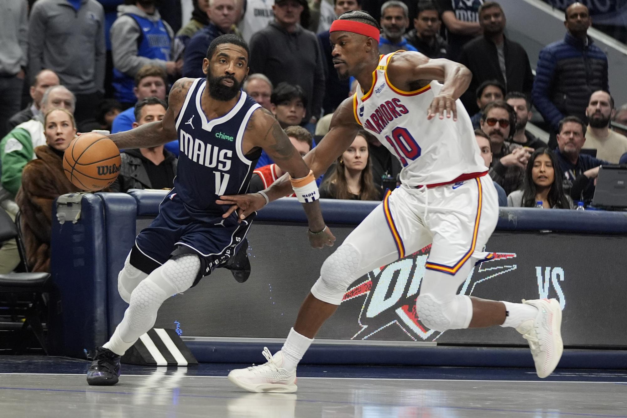 Dallas Mavericks spoil Warriors' perfect record in Jimmy Butler era ...